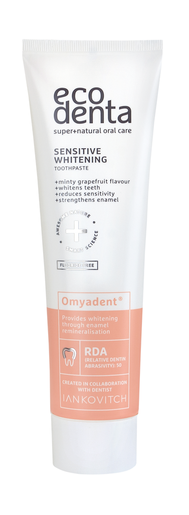 Ecodenta Sensitive tannkrem með Omyadent® – leanbodyiceland