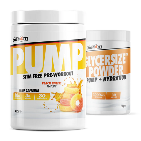 KAUPAUKI Pump Stim Free Pre Workout with Glycersize™ Peach Sweets ...