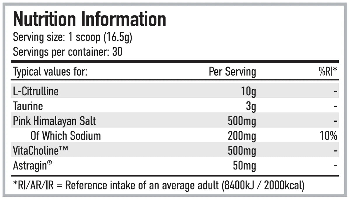KAUPAUKI Pump Stim Free Pre Workout with Glycersize™ Peach Sweets ...