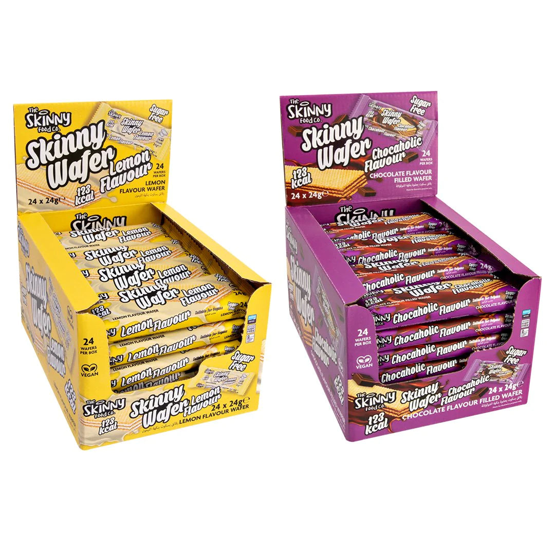 🍋🍫Skinny Wafer Bundle Lemon - Chocaholic stk – leanbodyiceland