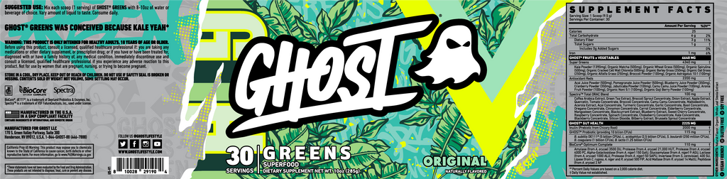GHOST® GREENS – leanbodyiceland